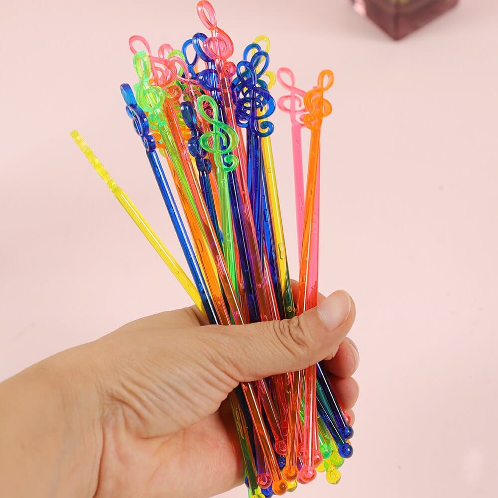 Colorful Cocktail Mixers with Musical Designs • The cocktail store